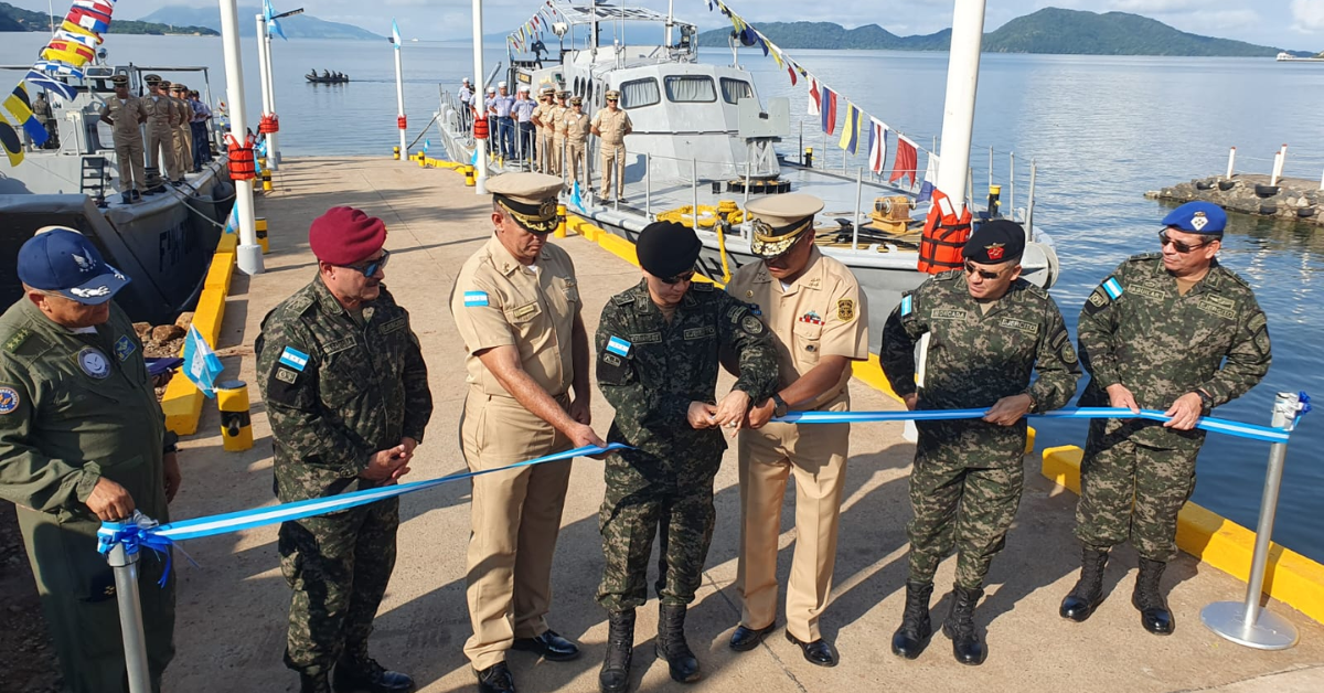 FFAA inauguró la construcción del muelle del Apostadero Naval de Coyolito