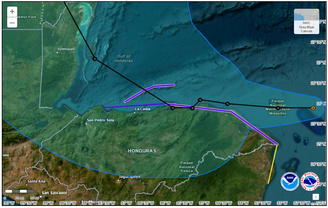 Alerta de huracán en Honduras y Nicaragua ante posible formación de la tormenta Sara - Extra ...